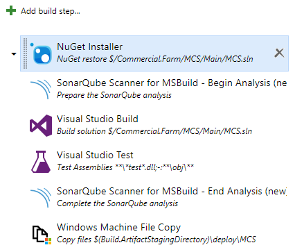 TFS 2015 build com Sonarqube: Erro No agent could be found with the following capabilities ...